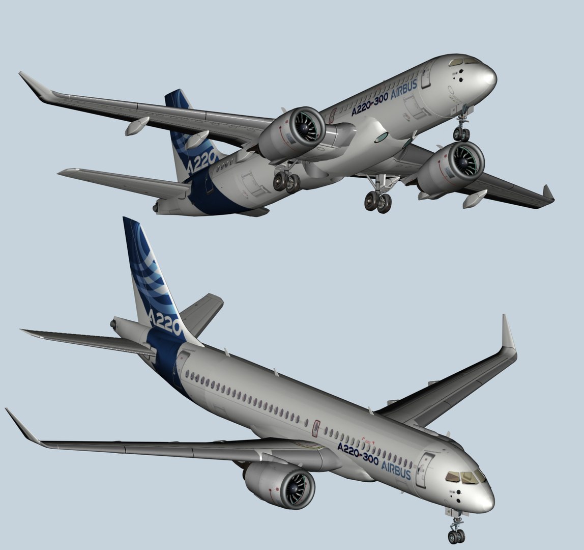 New Airbus A220 Model - TurboSquid 1383217