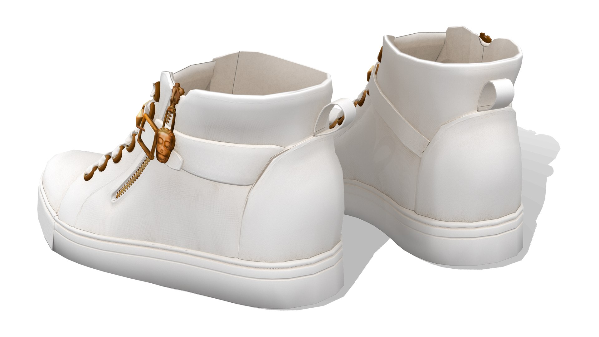 Long Neck Street Style Sneakers Model - TurboSquid 1973201