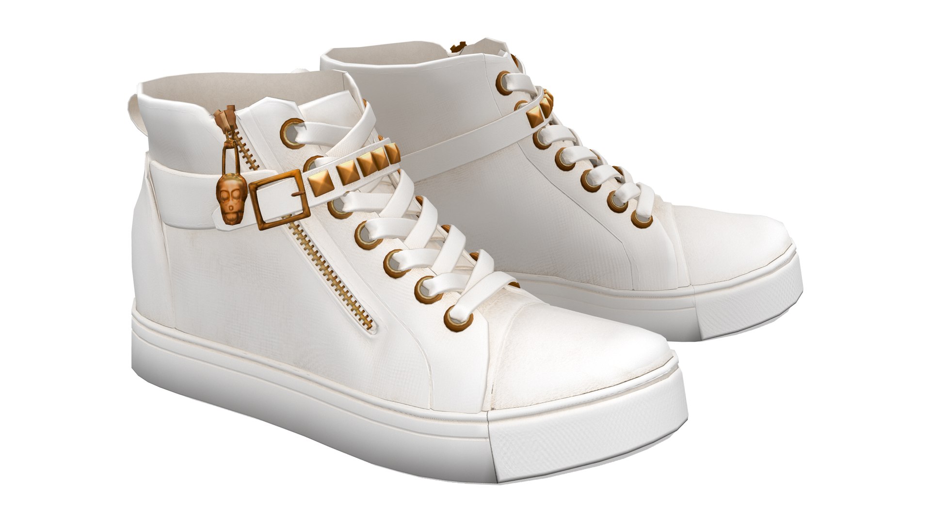 Long Neck Street Style Sneakers Model - TurboSquid 1973201