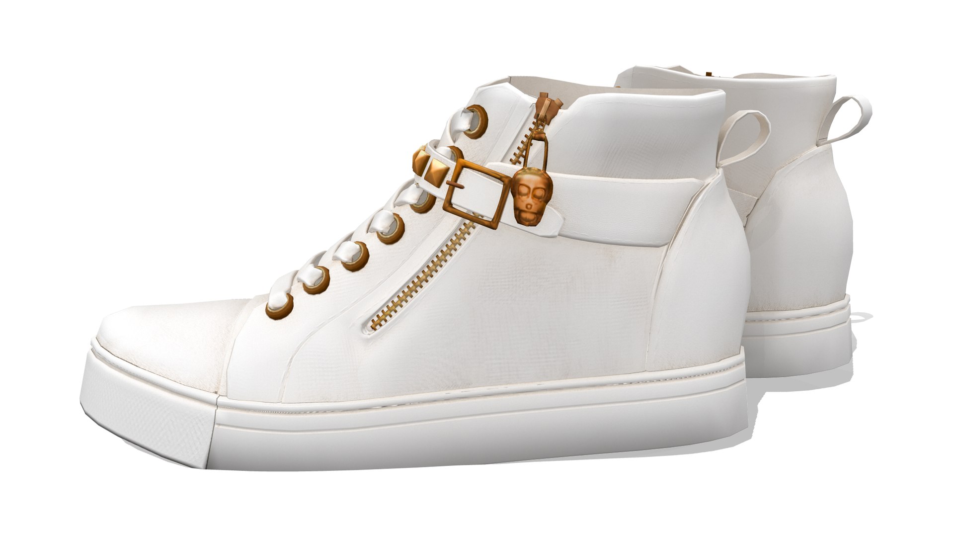 Long Neck Street Style Sneakers Model - TurboSquid 1973201