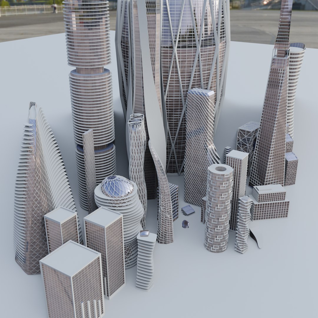 3D Future City 2021 Model - TurboSquid 1805383