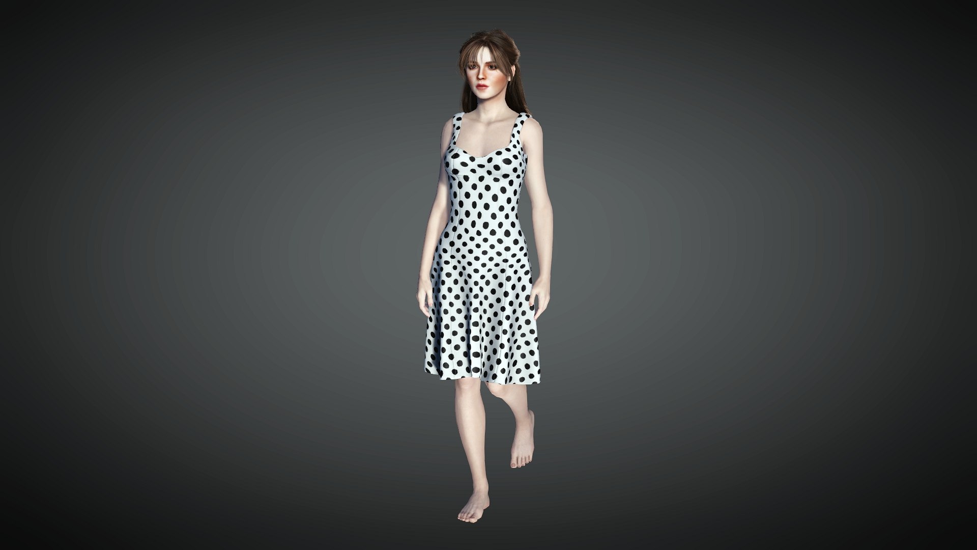 Realistic 3D Female Character Model 3D - TurboSquid 2331147