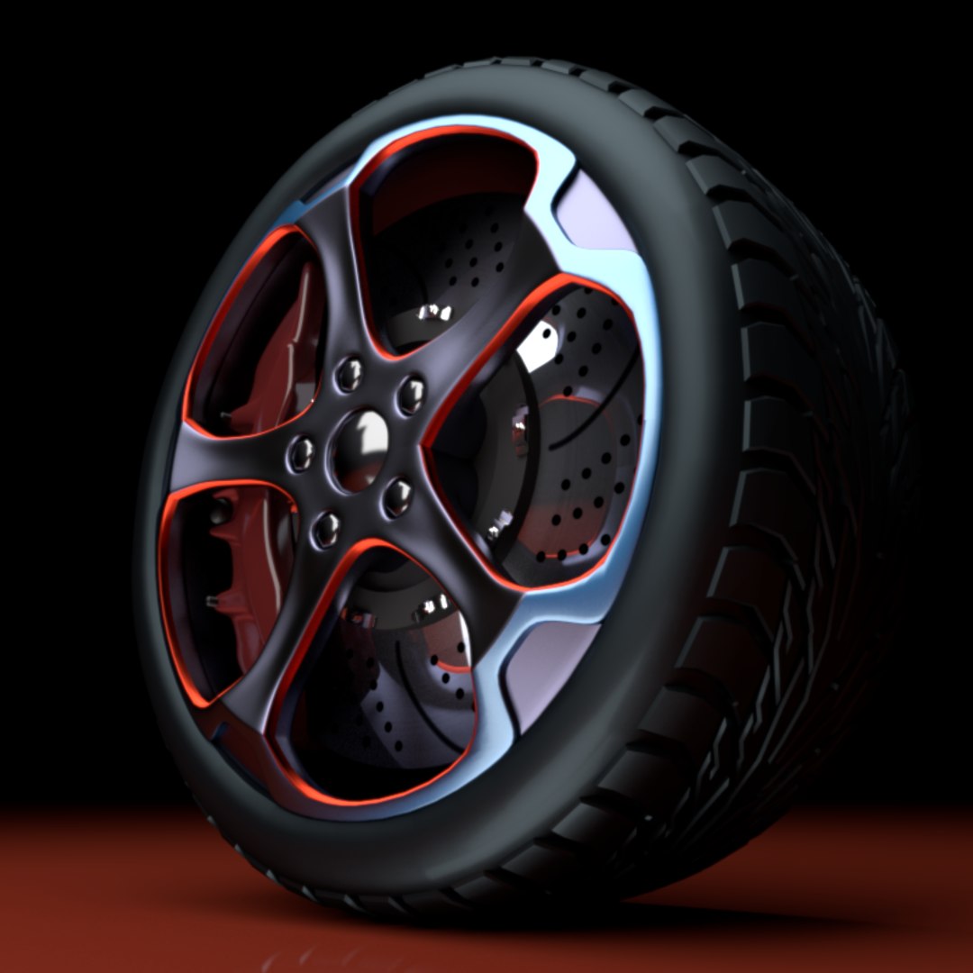 3d Model Wheel