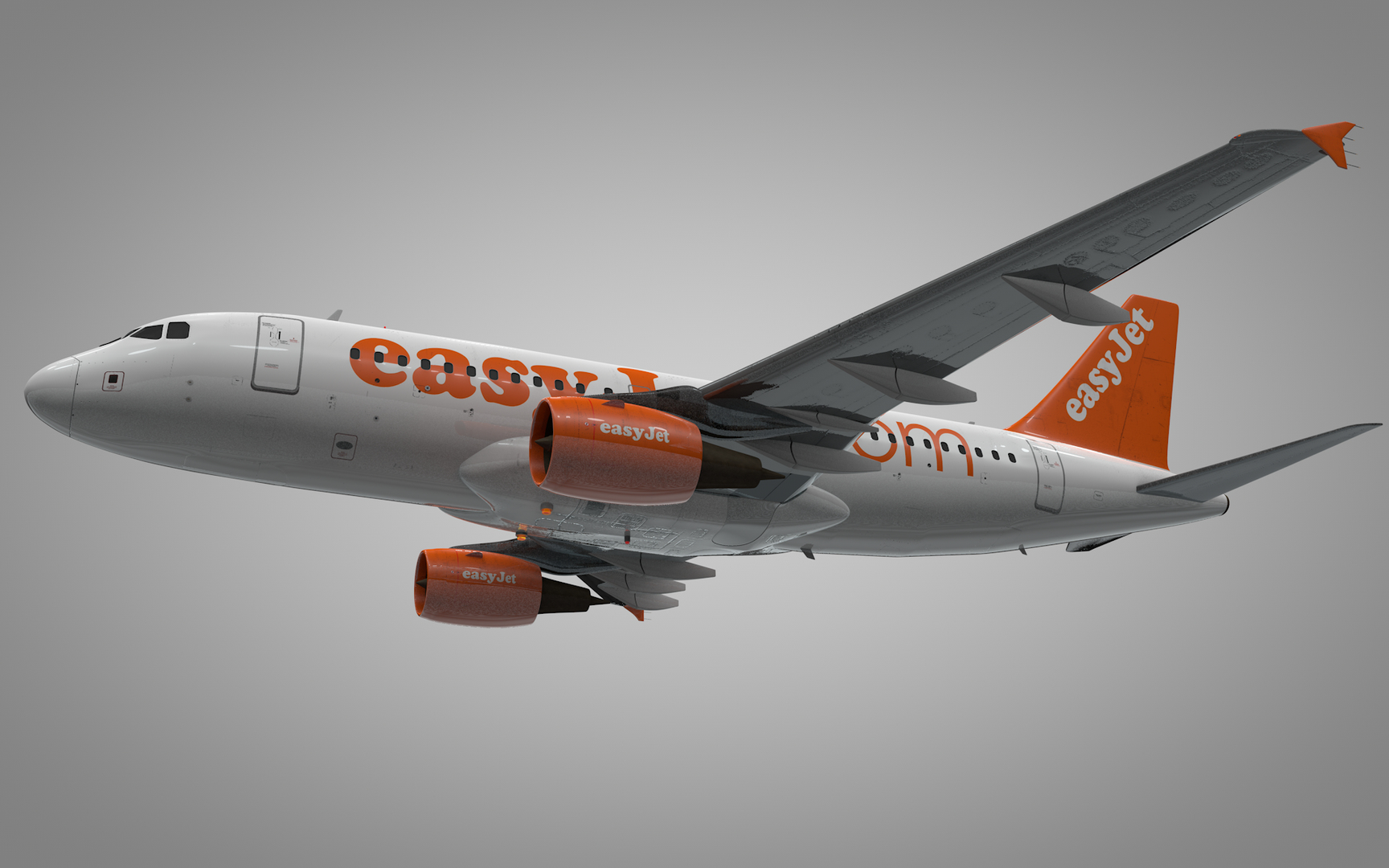 3D model Airbus A319-100 EASYJET L1424 - TurboSquid 1752552