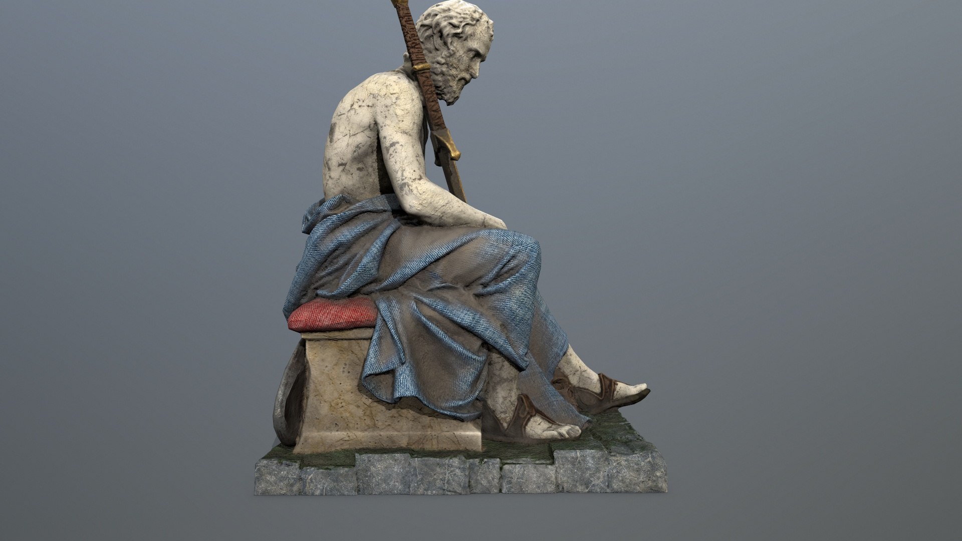 3D Man Statue Model - TurboSquid 2067850