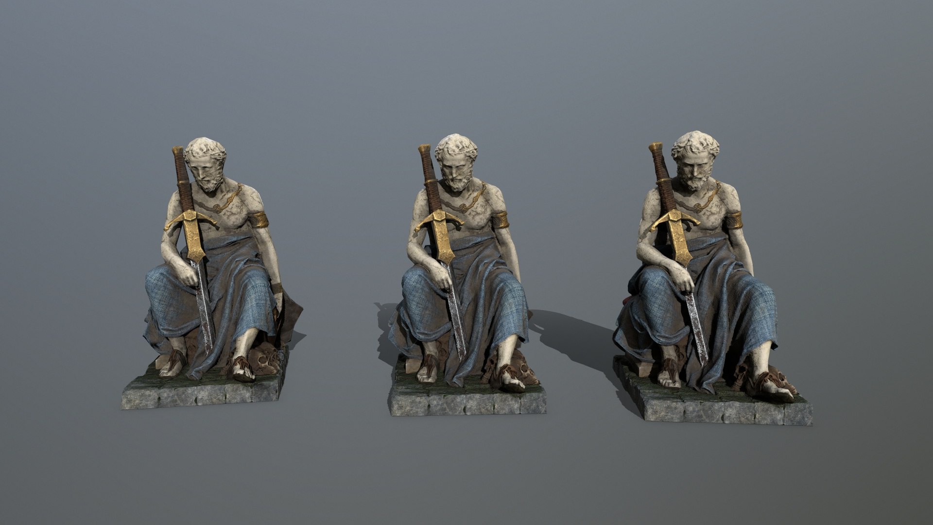 3D Man Statue Model - TurboSquid 2067850
