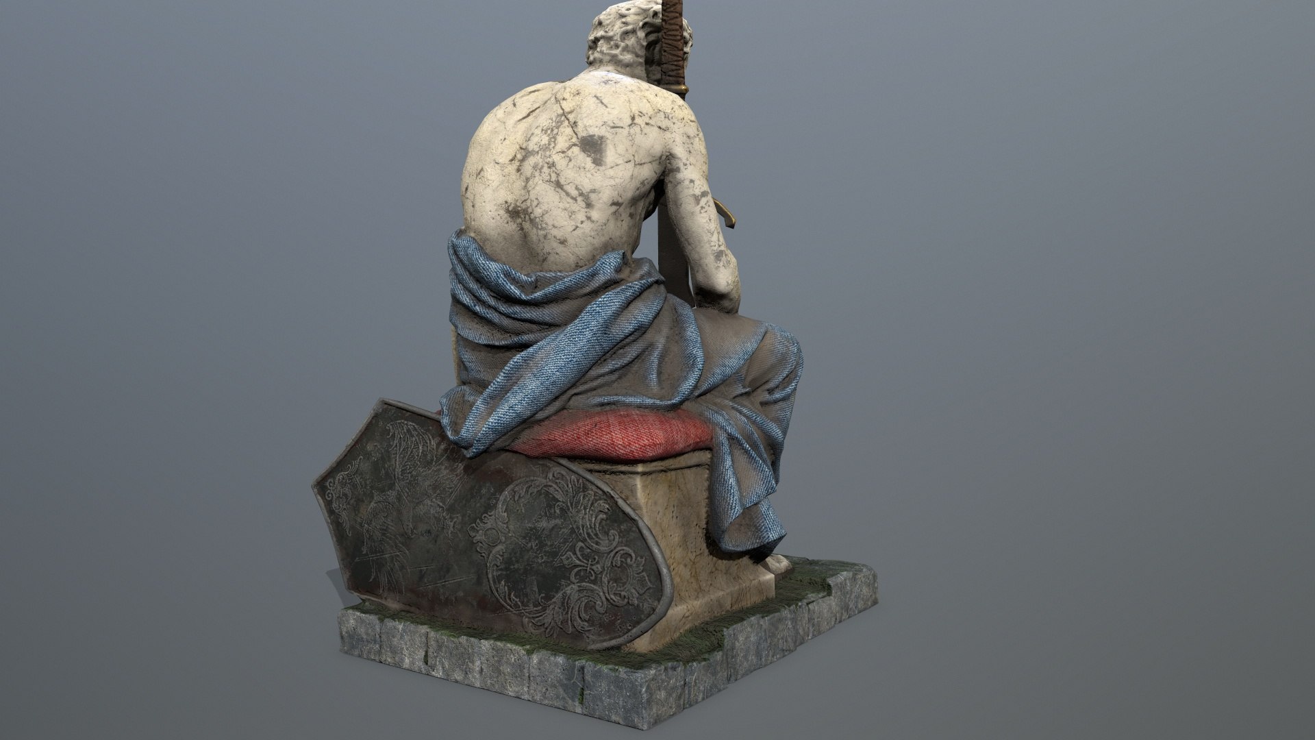 3D Man Statue Model - TurboSquid 2067850