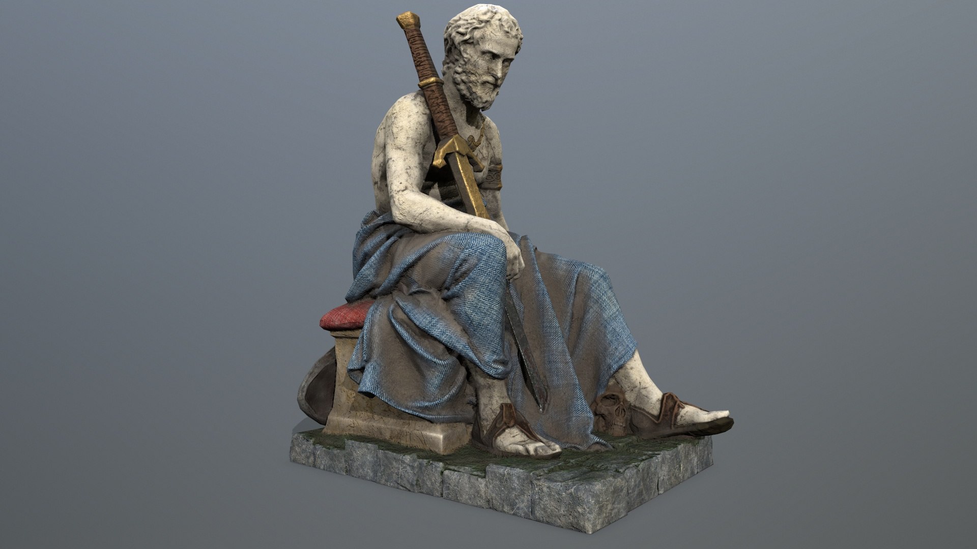 3D Man Statue Model - TurboSquid 2067850