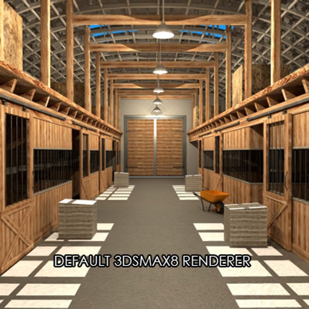 3d model stables