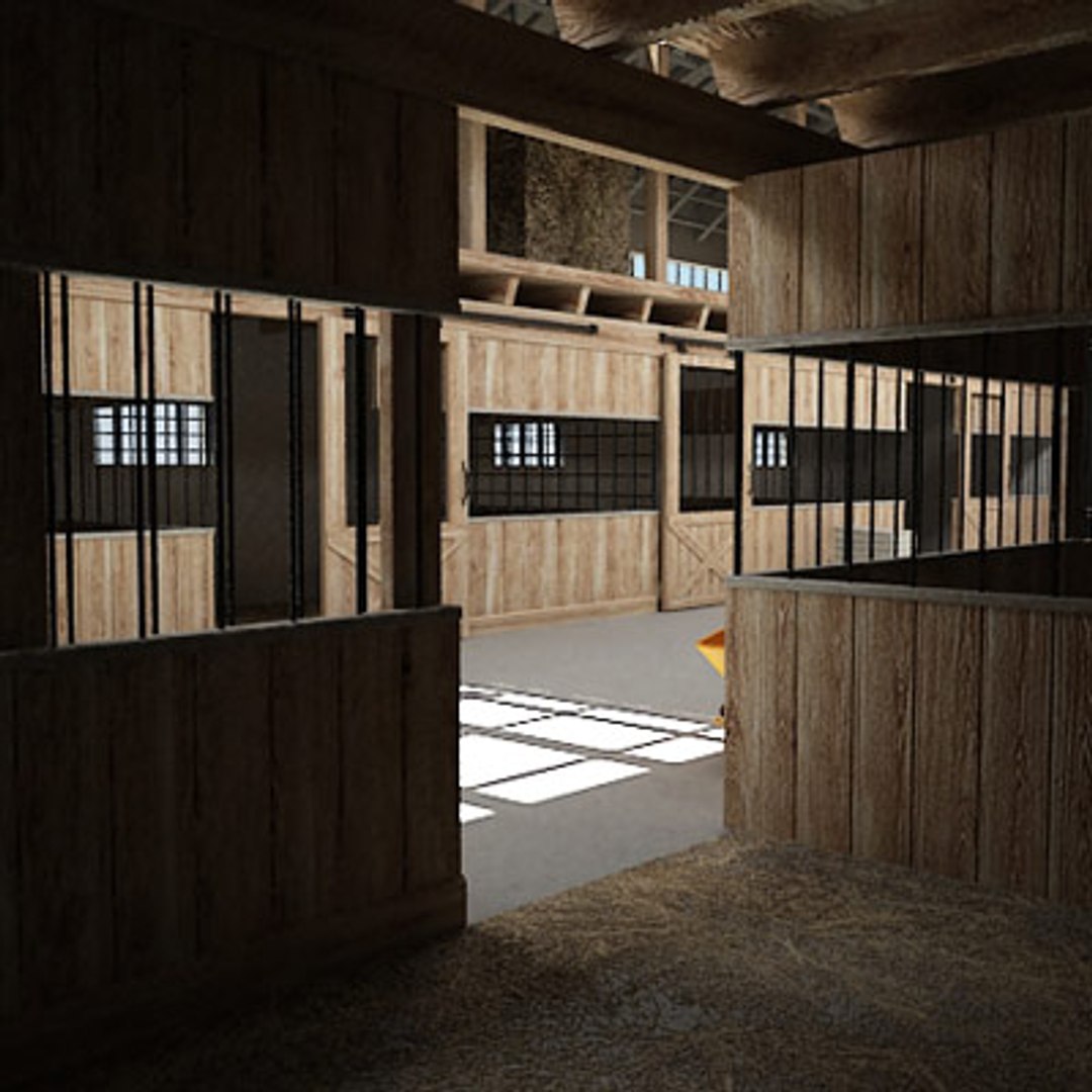 3d model stables