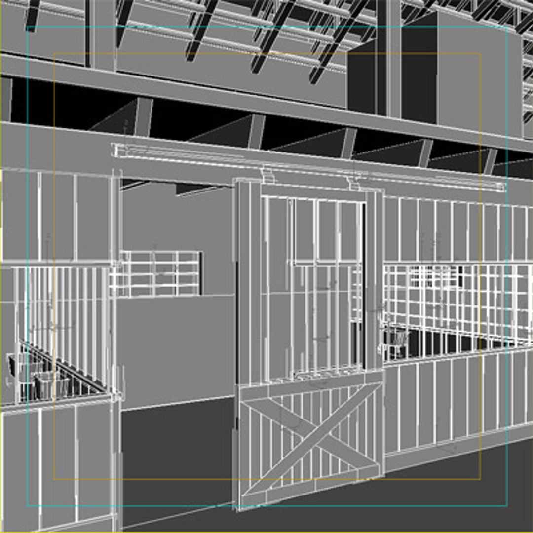 3d model stables