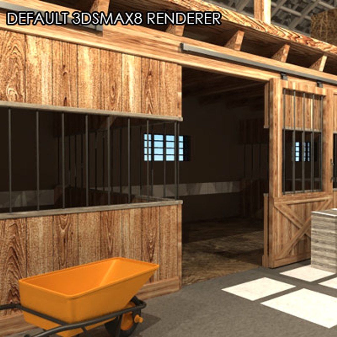 3d model stables