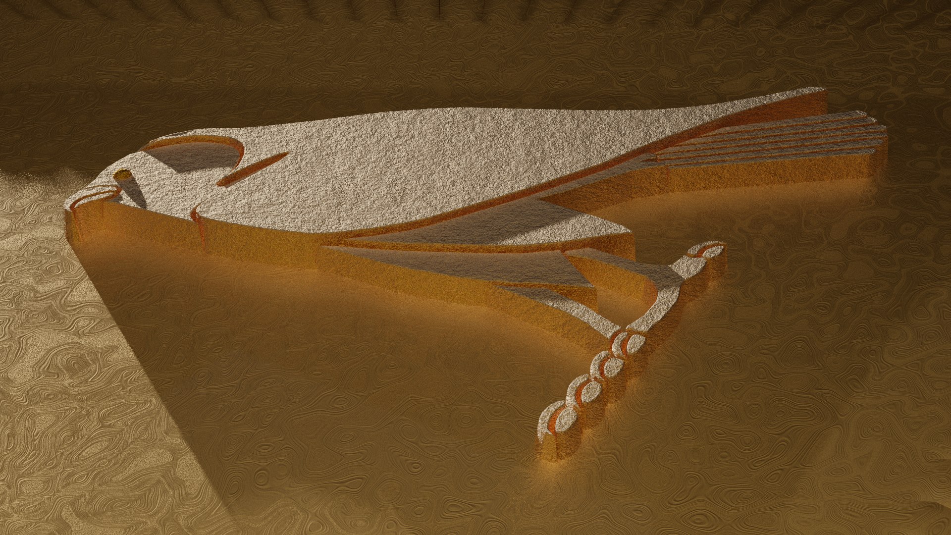 Triangle With Eye Of Horus And The Falcon Model - TurboSquid 2125931