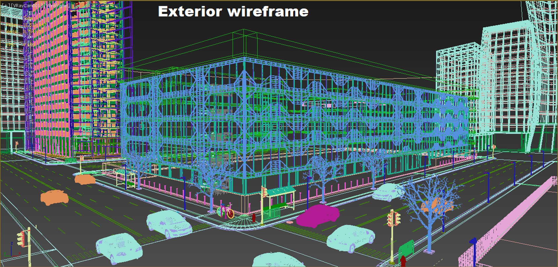 3D Modern Commercial Office Building Model - TurboSquid 1249425