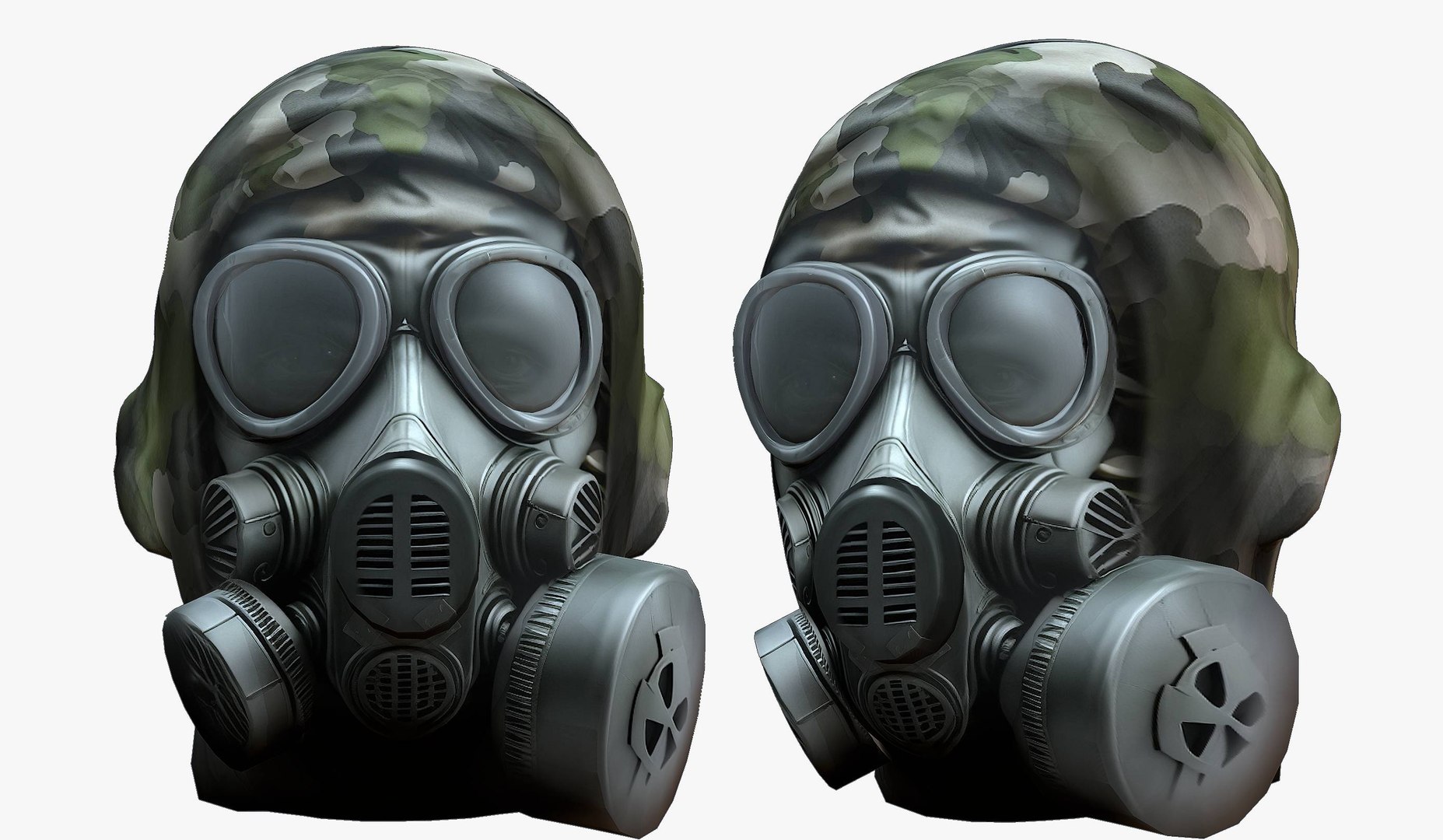 3D model Gas mask helmet military combat protection - TurboSquid 2028707 3D model Gas mask helmet military combat protection - TurboSquid 2028707