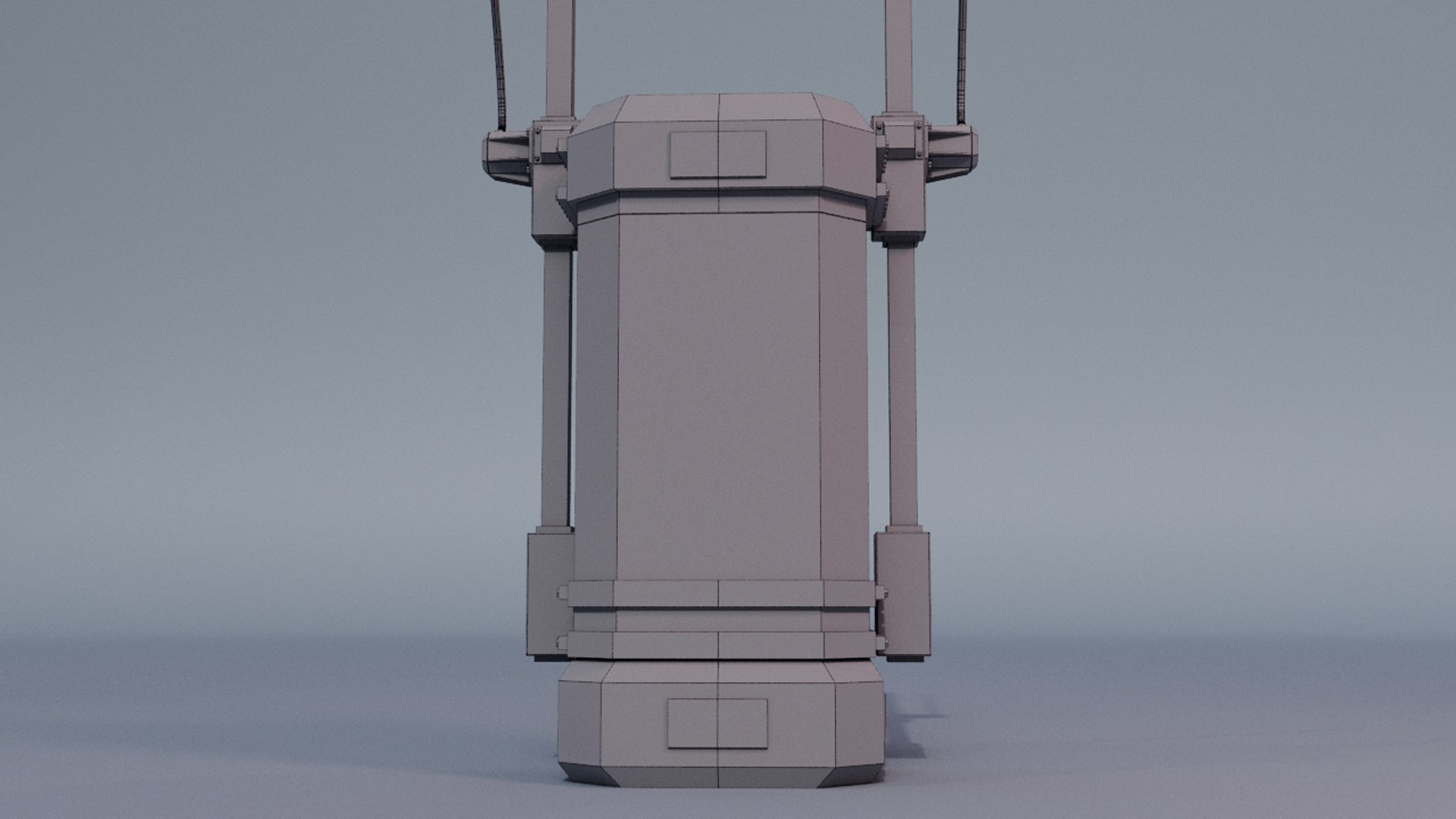 Sci-fi Capsule Model - TurboSquid 2107601