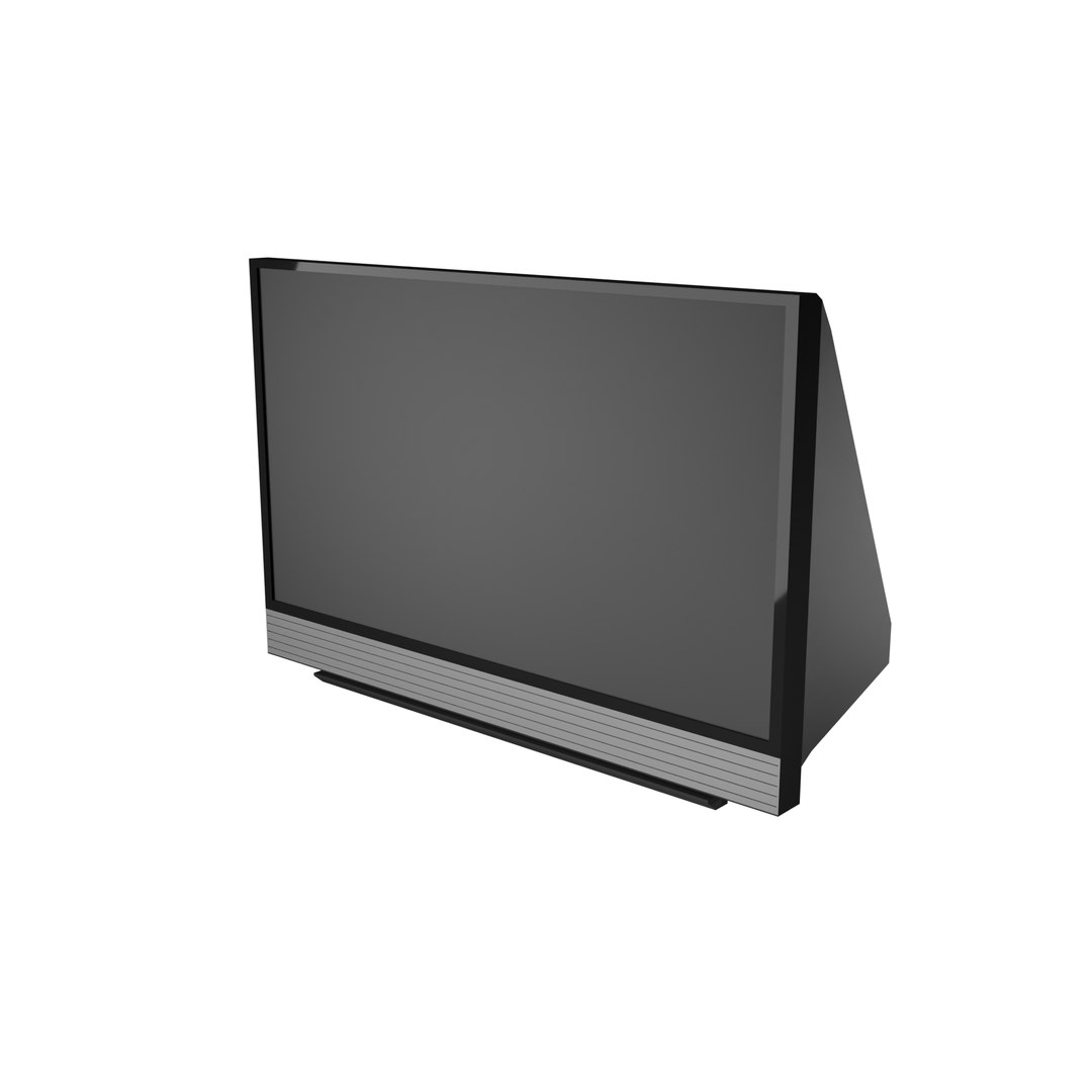 3D DLP Rear Projection HDTV - TurboSquid 2130857
