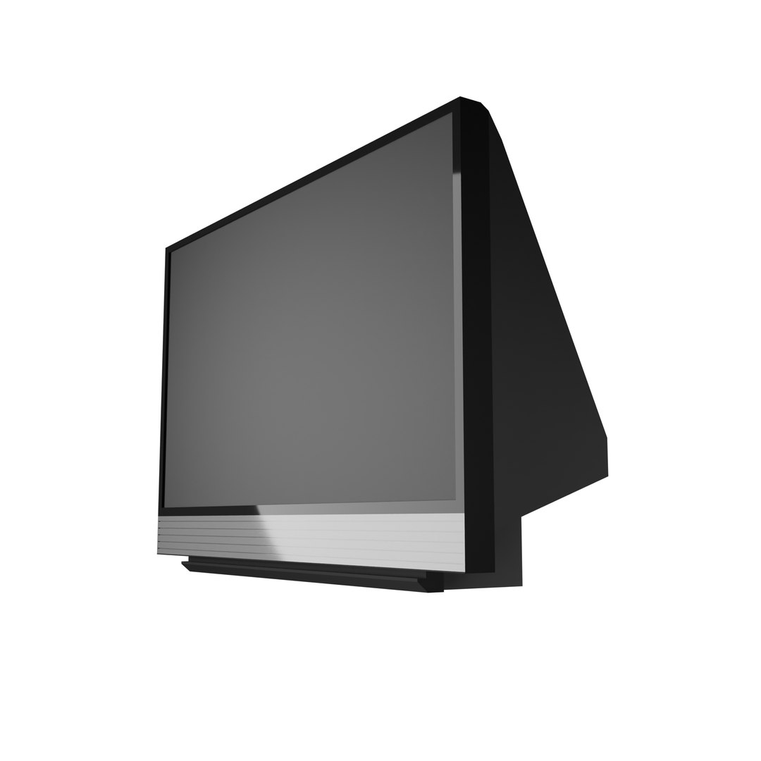3D DLP Rear Projection HDTV - TurboSquid 2130857