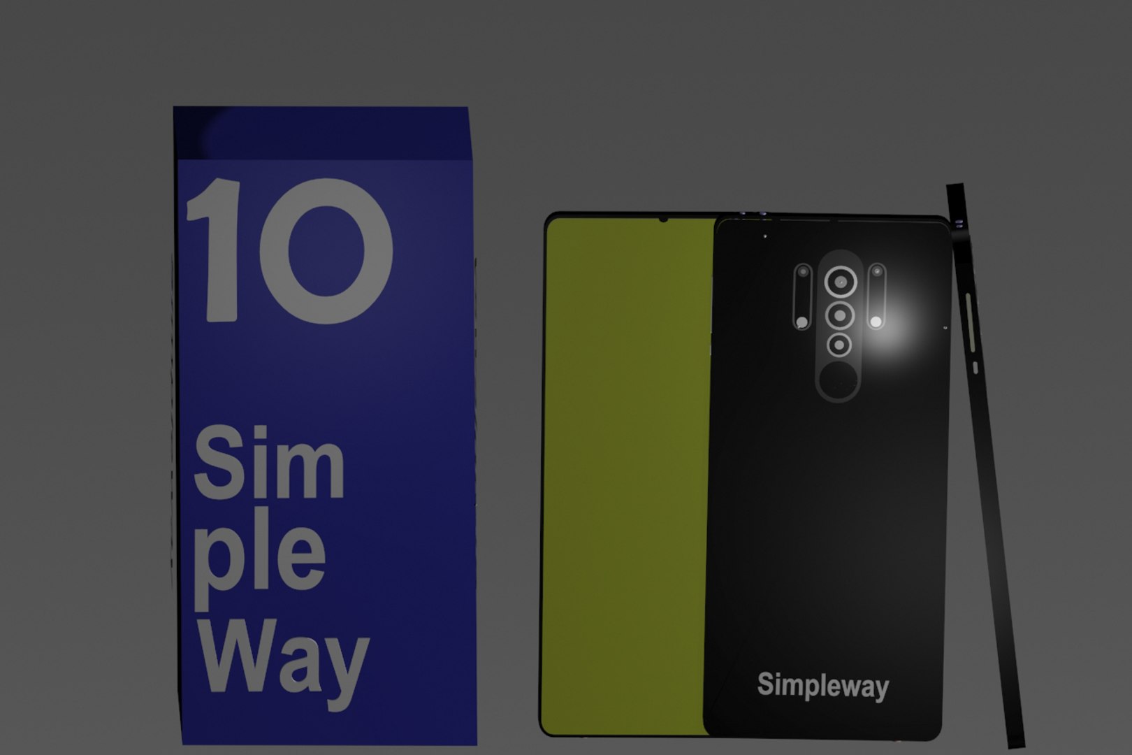 Simple Phone Model - TurboSquid 1838232