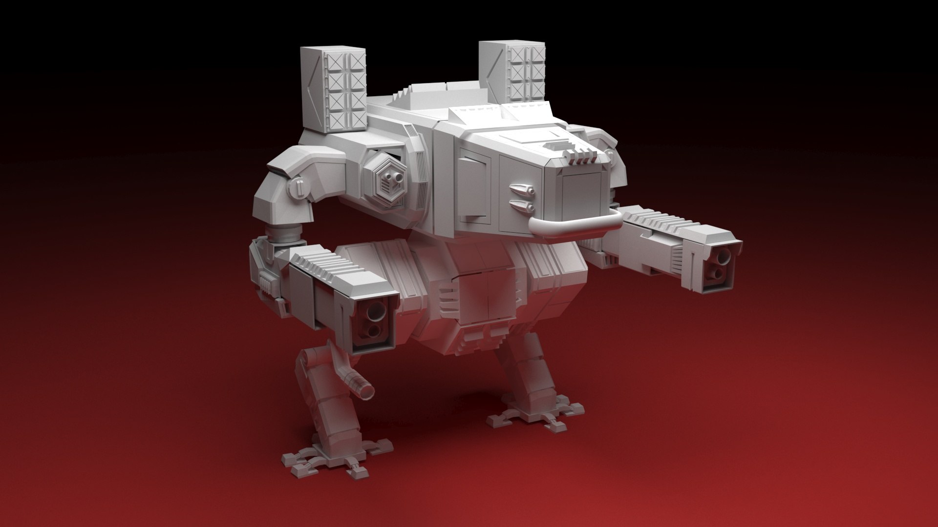 3D mech robot model - TurboSquid 1170484