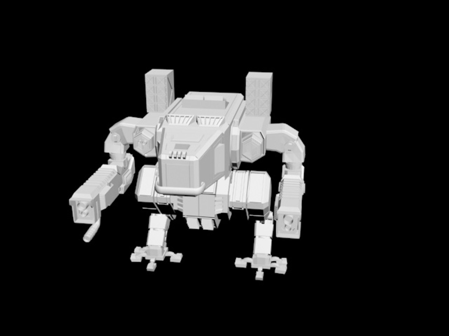 3D mech robot model - TurboSquid 1170484