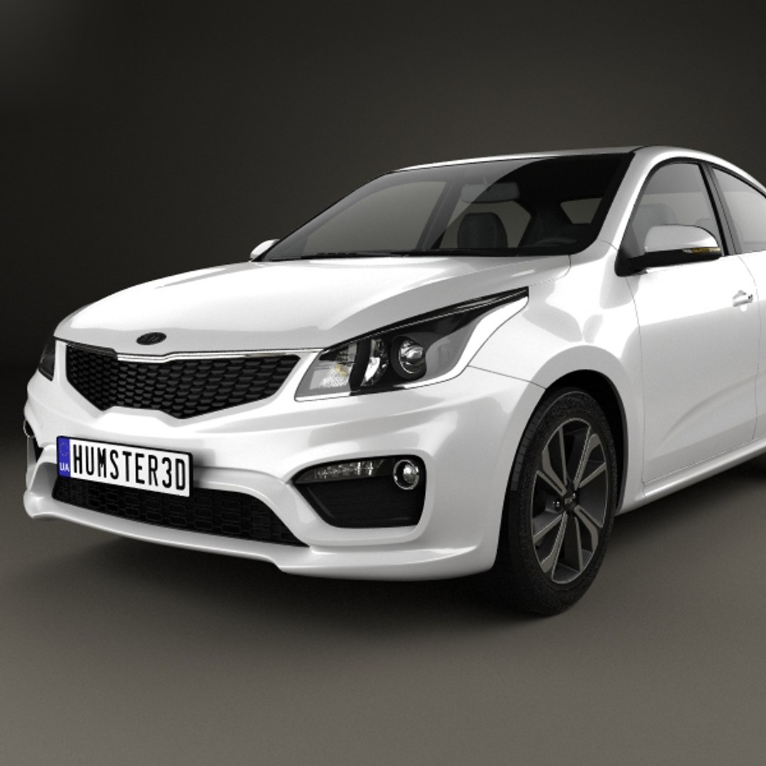 3D Kia Rio 2017 Model - TurboSquid 1333948