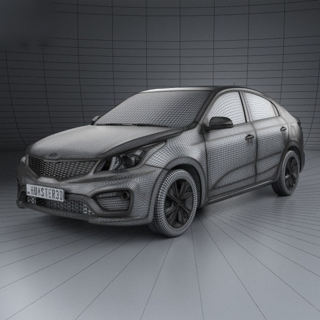 3D Kia Rio 2017 Model - TurboSquid 1333948