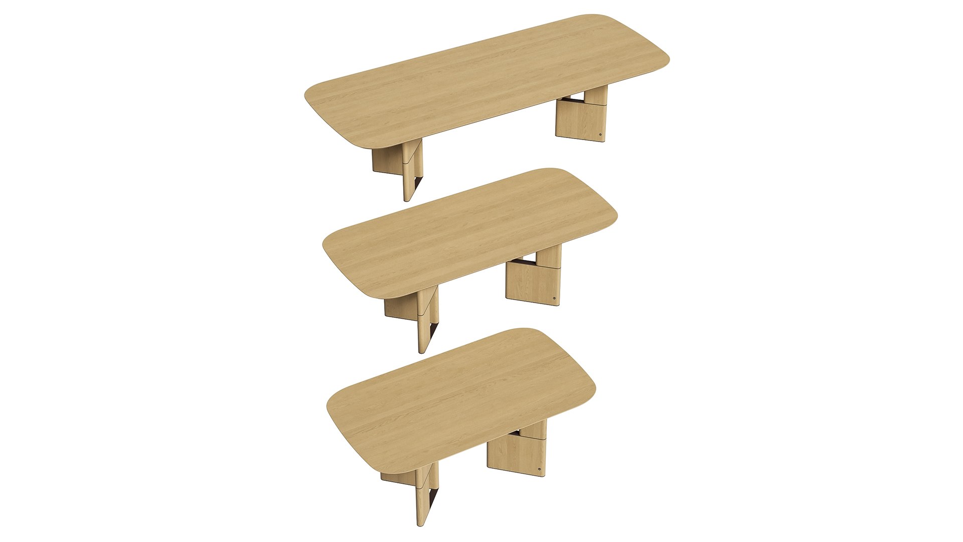 3D Morica Design Tetris Dining Table Model - TurboSquid 2243429