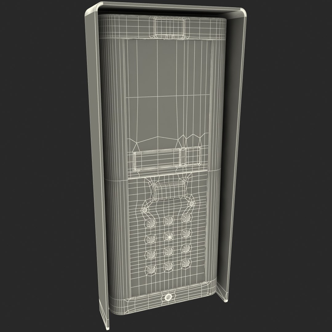 3d model intercom videx
