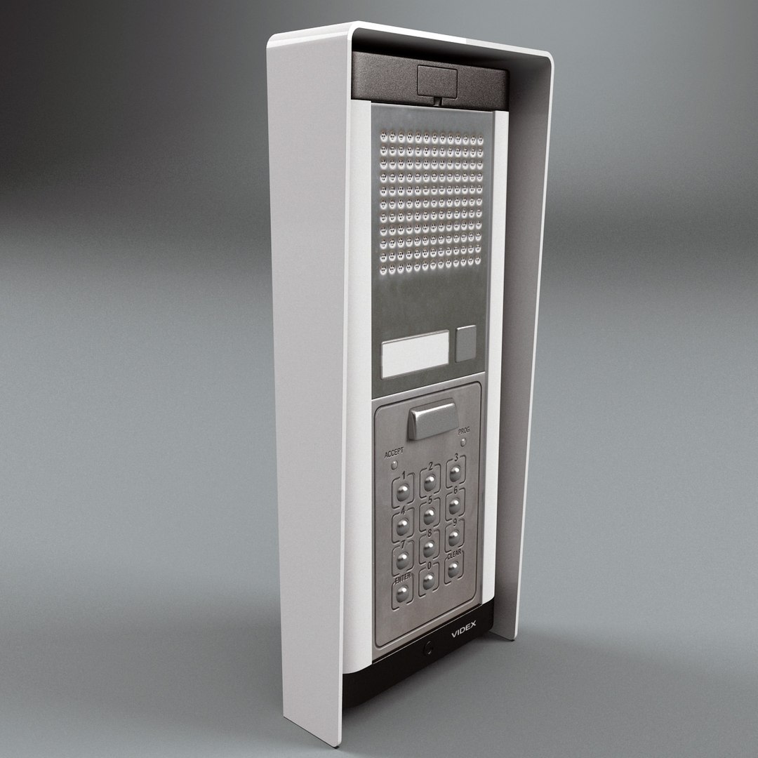 3d model intercom videx