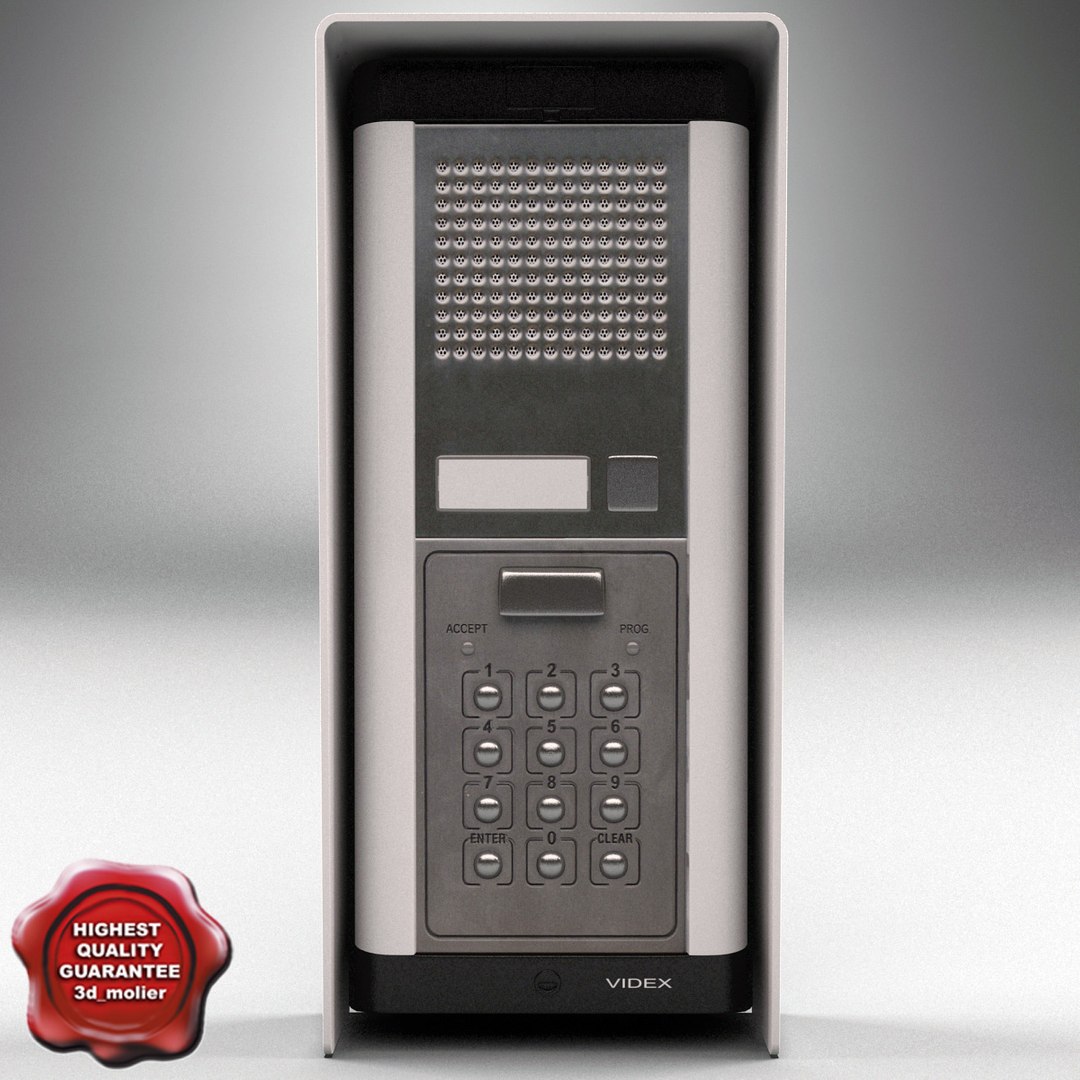 3d model intercom videx