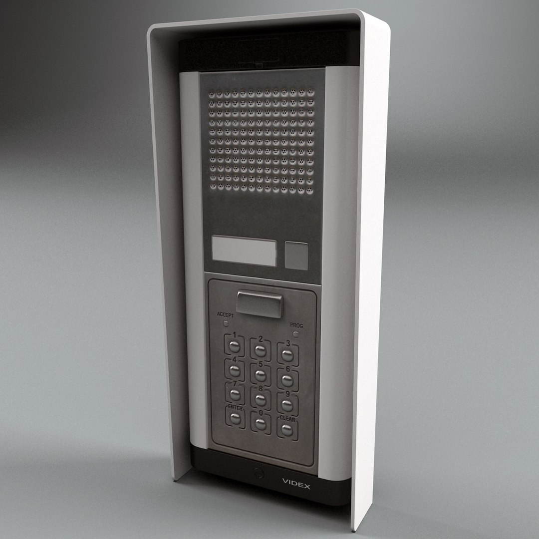 3d model intercom videx