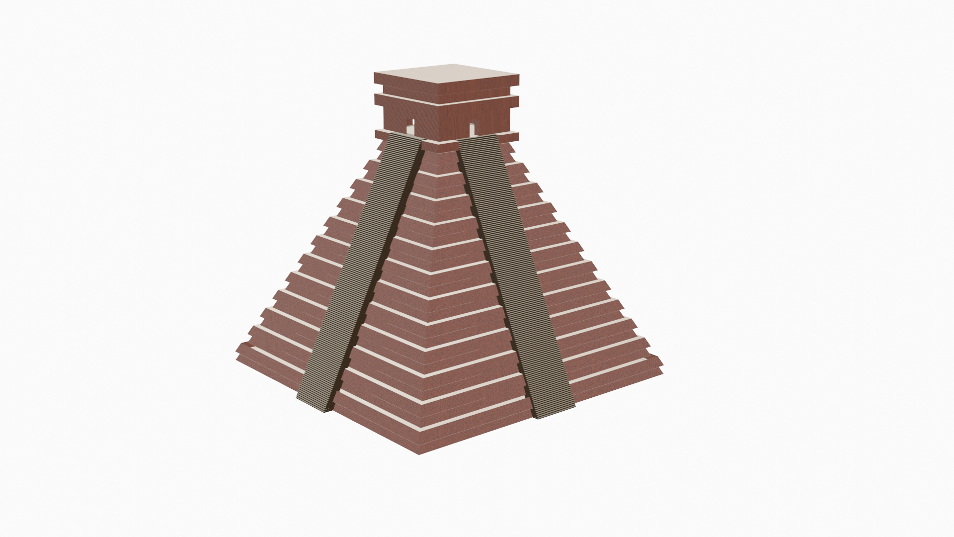 modelo 3d pirámide maya - TurboSquid 1719820