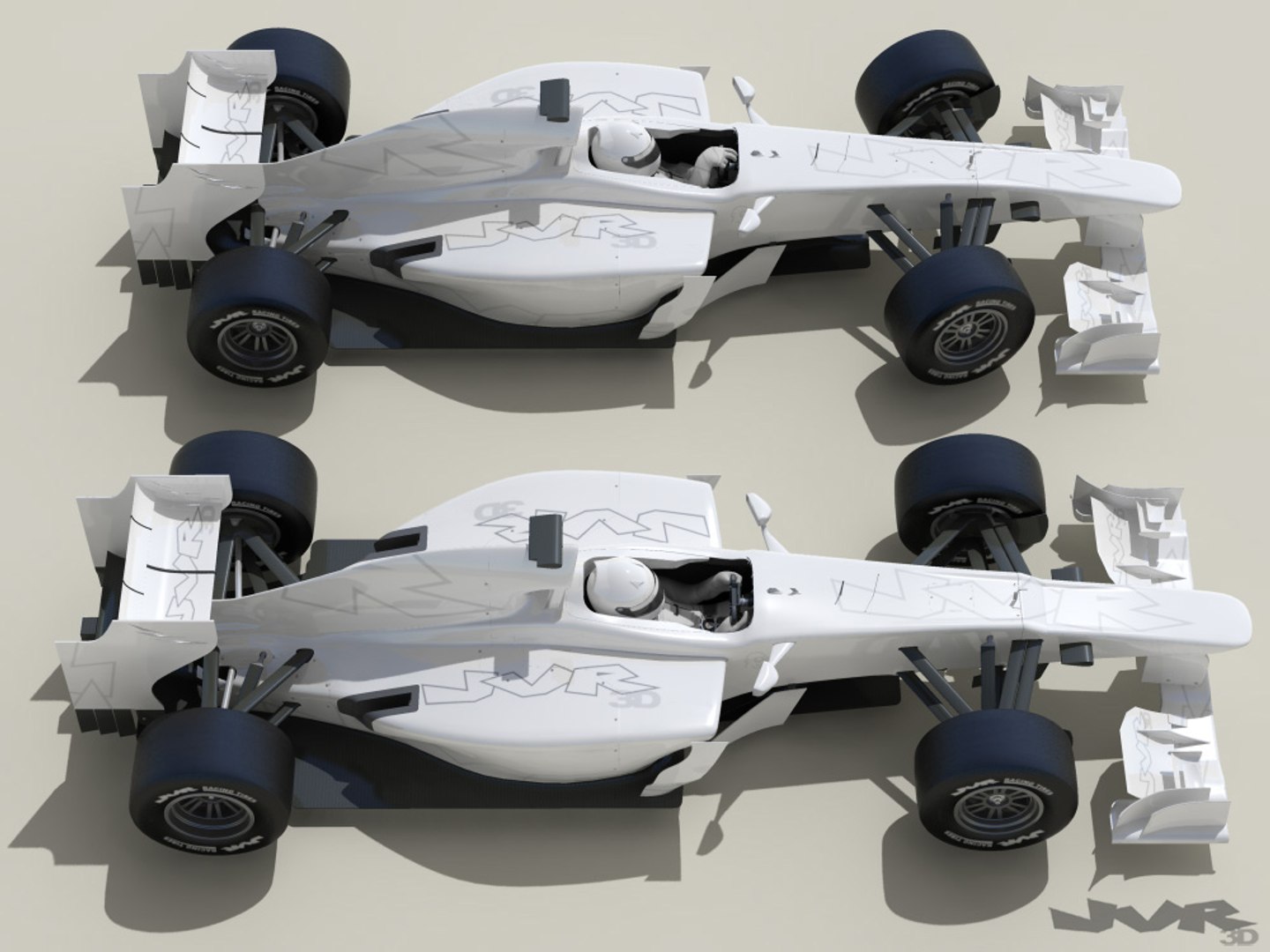 Generic F1 Race Car 3d Max