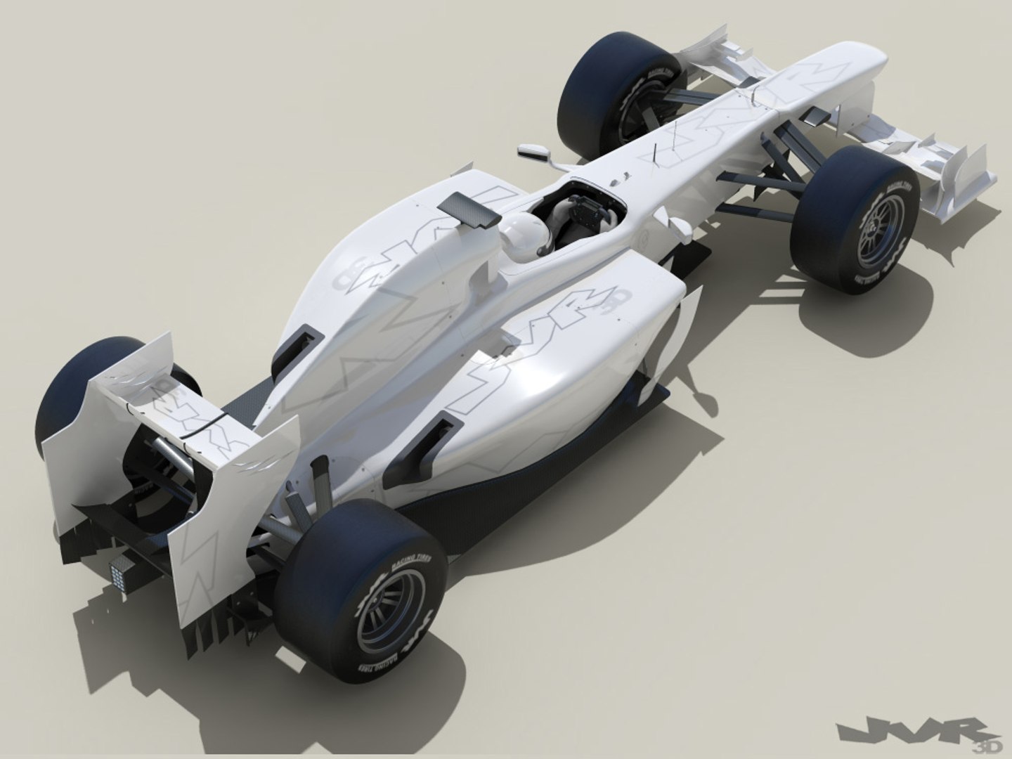 Generic F1 Race Car 3d Max