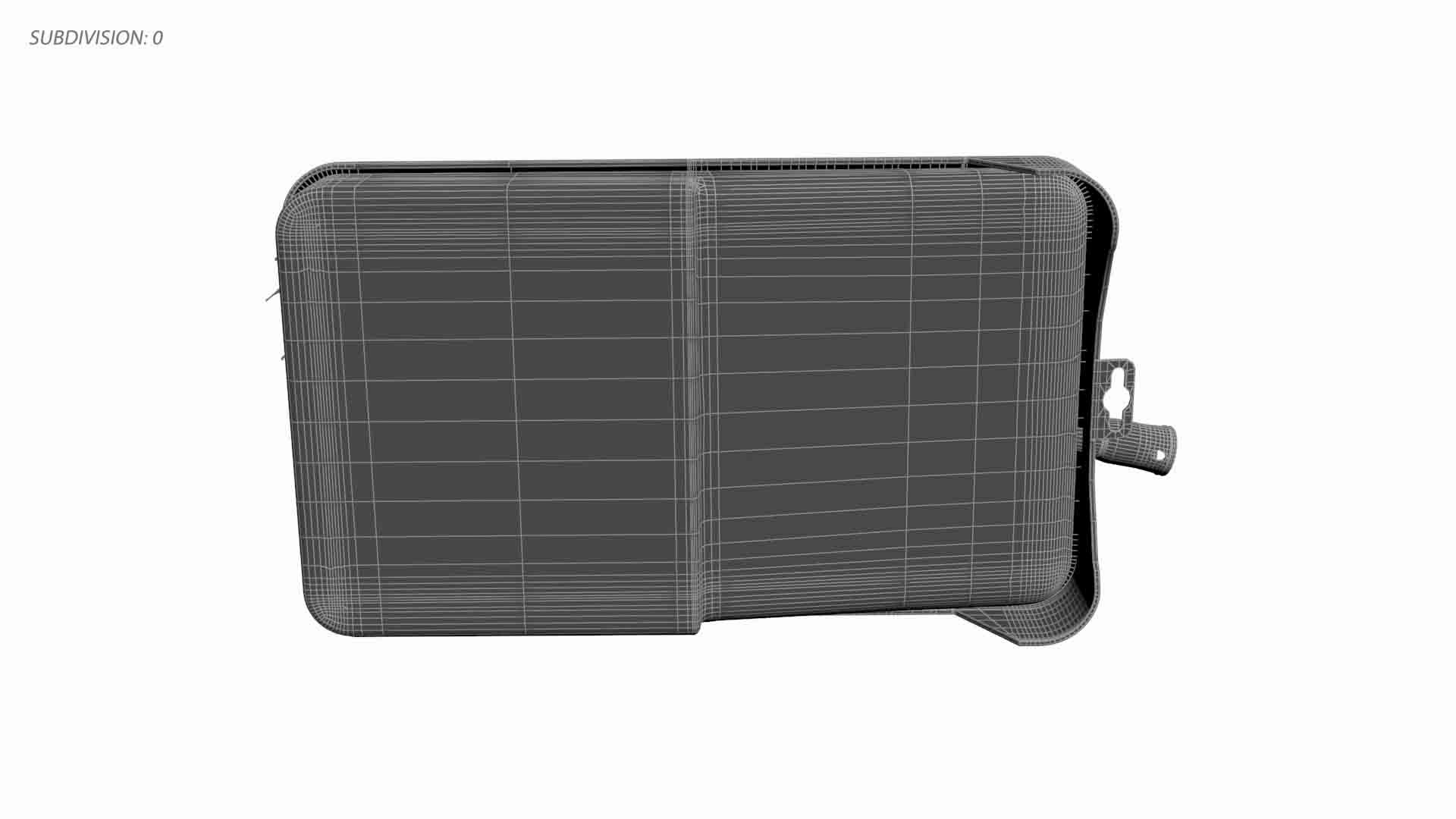 Roller Paint Brush With Tray 3D model - TurboSquid 2058715