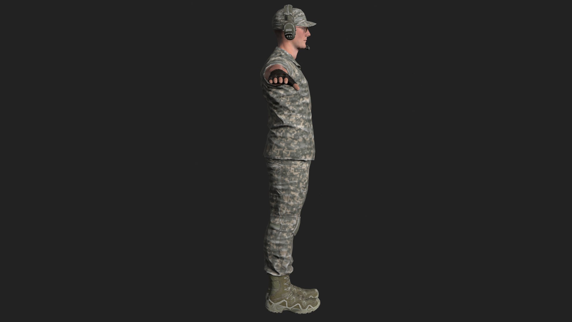 3D Military Pilot - TurboSquid 1661846