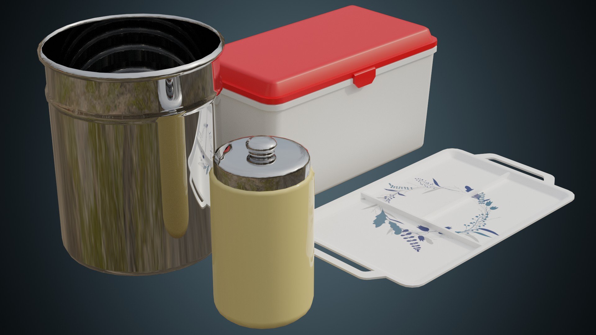 Medical Containers 1 Basic model - TurboSquid 2135483