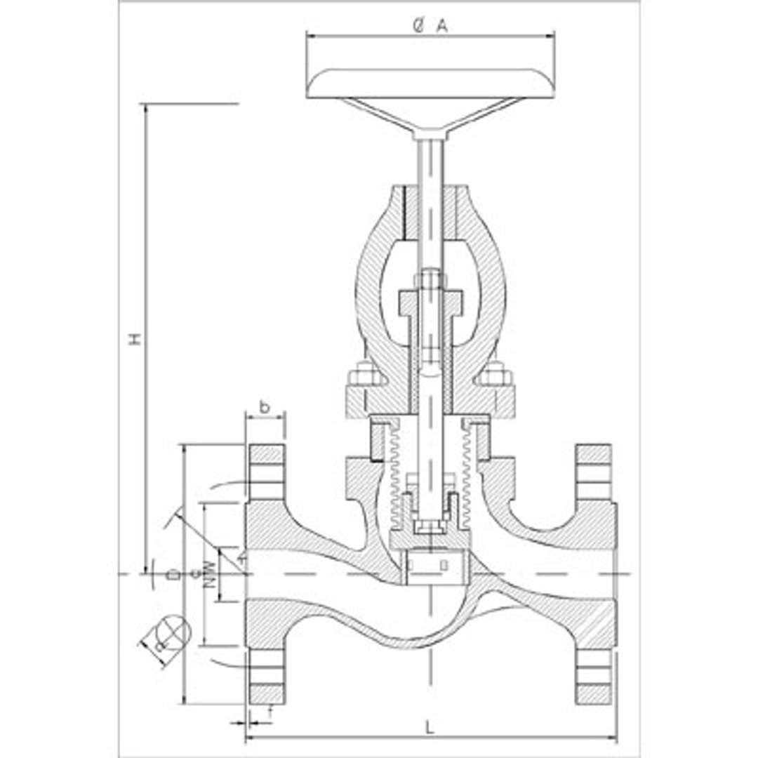3d model valve bellows sealed globe