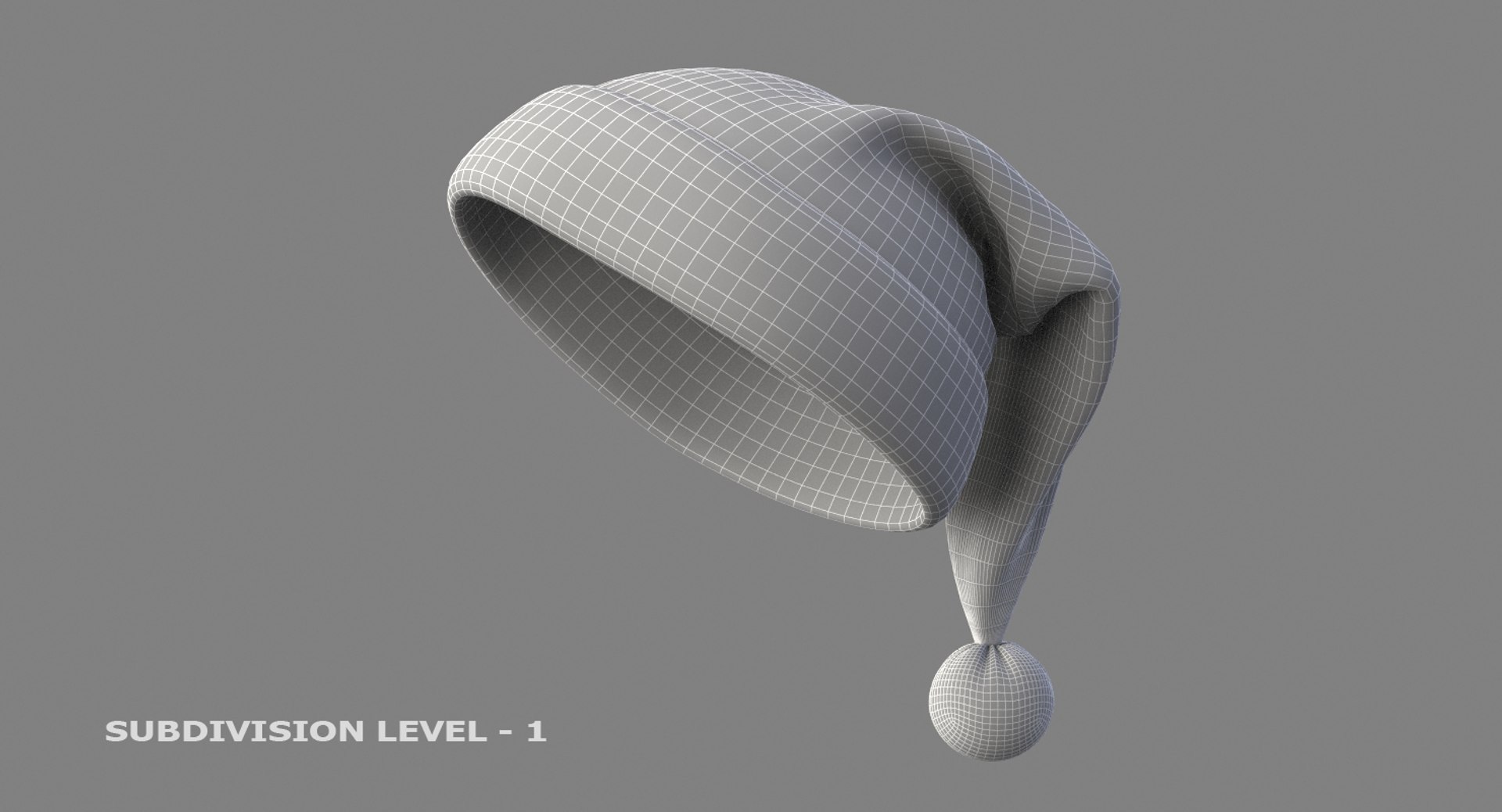 3d Model Of Realistic Santa Claus Hat