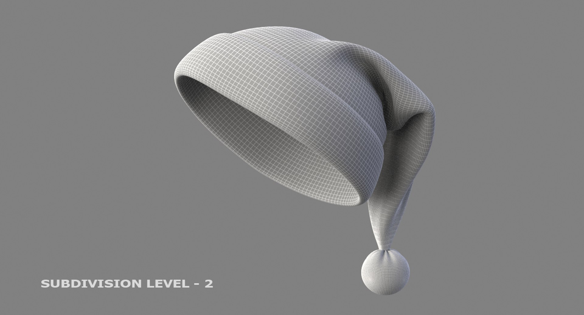 3d Model Of Realistic Santa Claus Hat