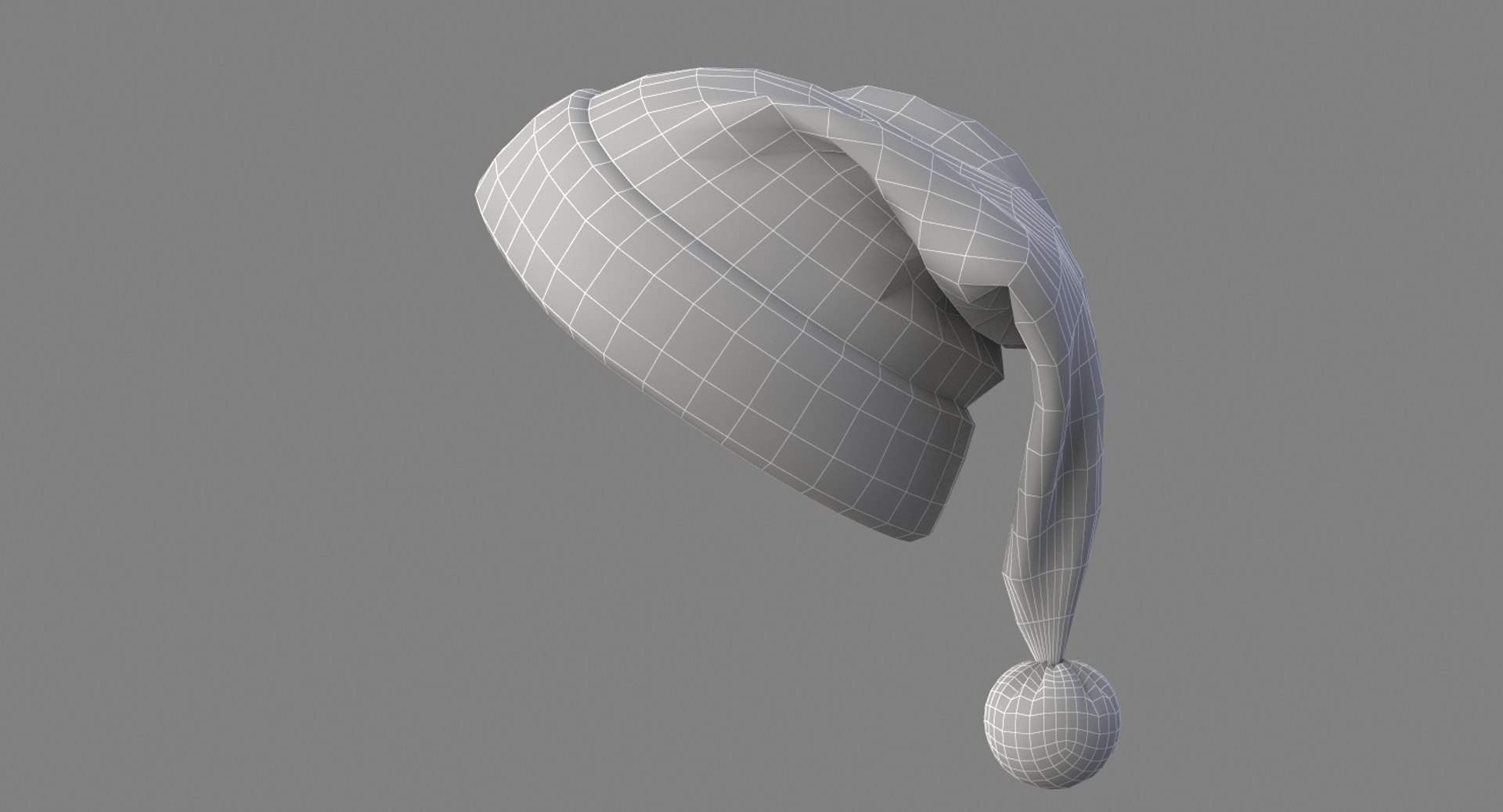 3d Model Of Realistic Santa Claus Hat