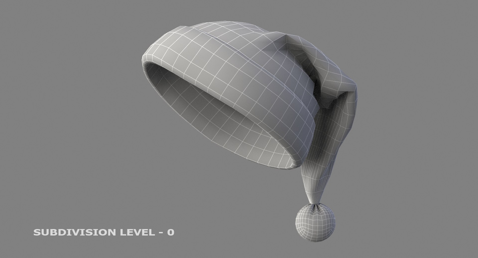 3d Model Of Realistic Santa Claus Hat