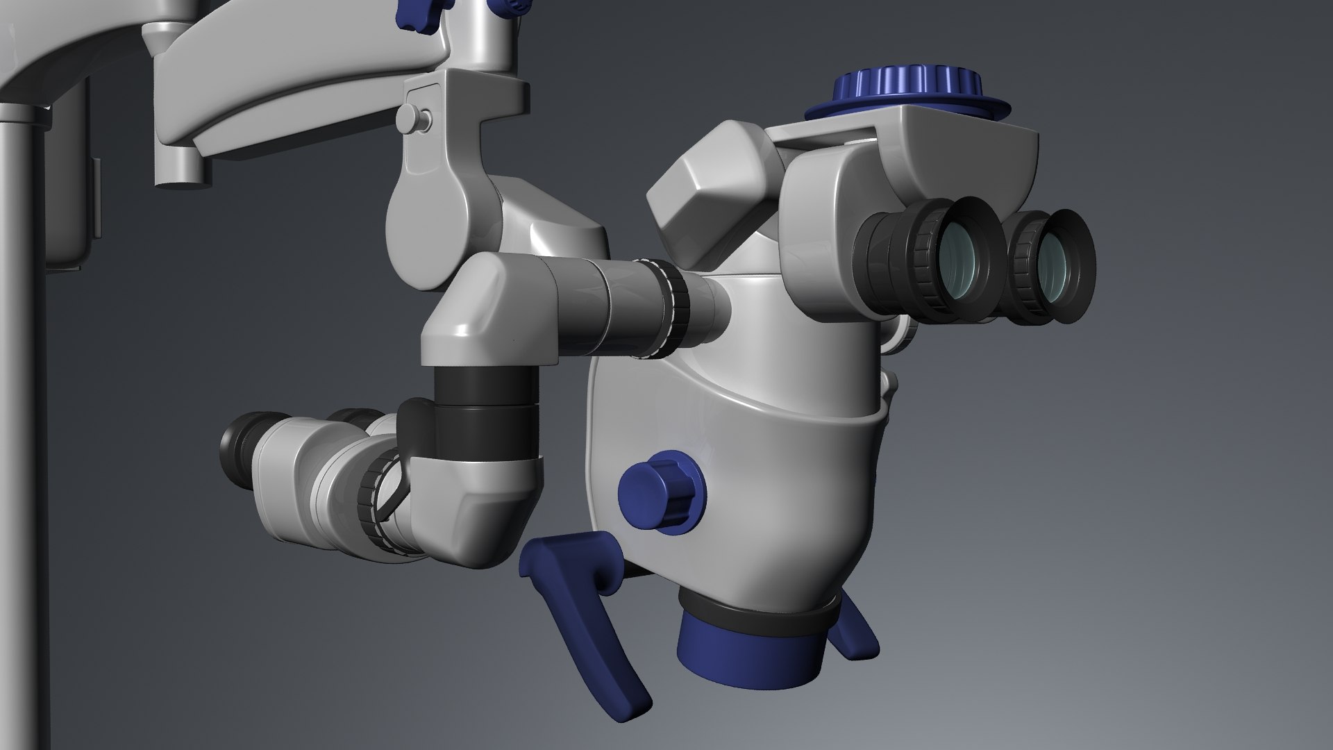 3d Model Microscope Neurosurgery