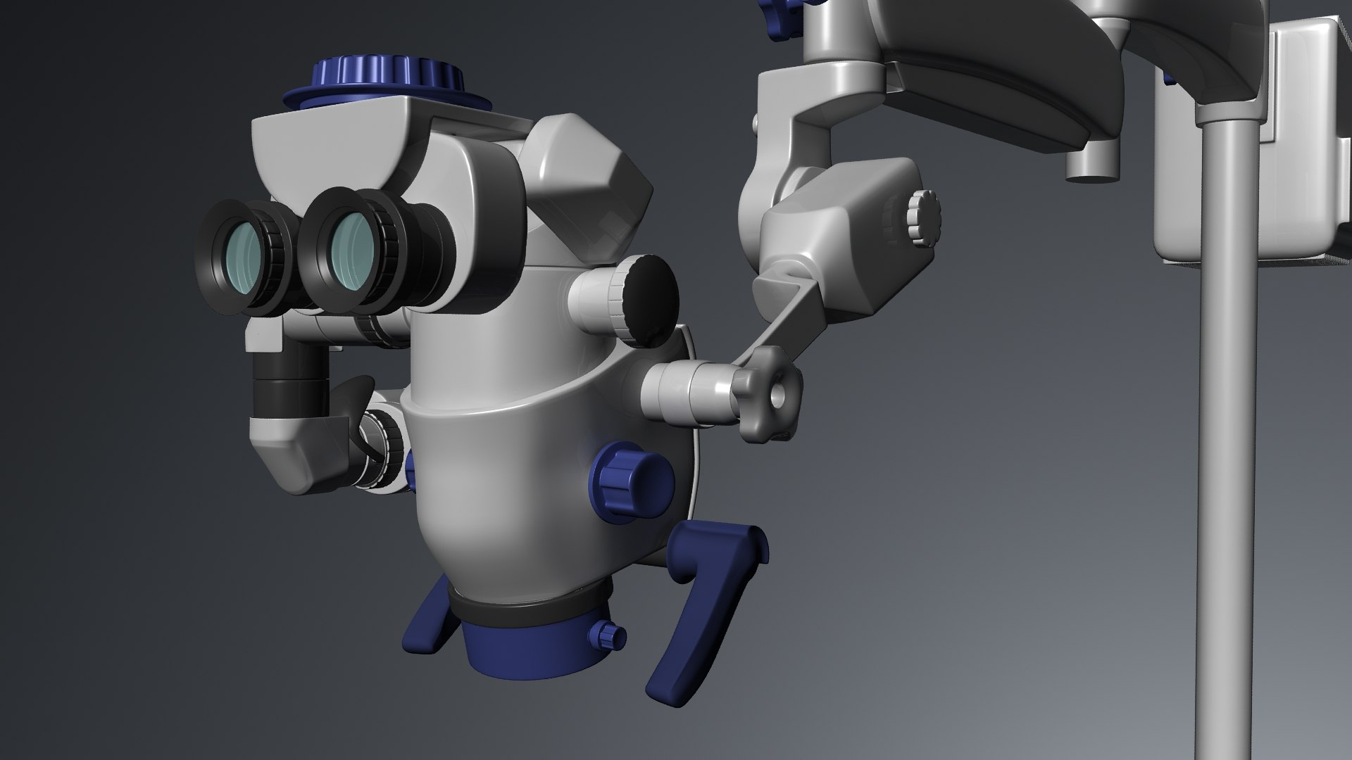 3d Model Microscope Neurosurgery