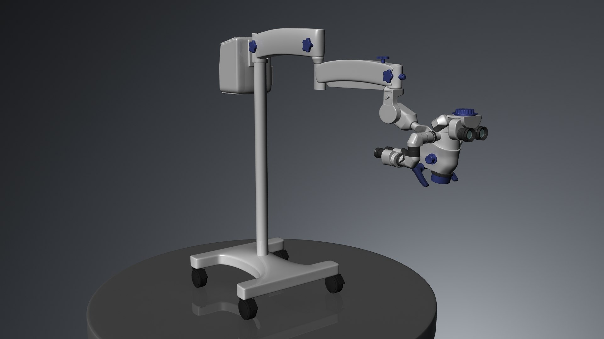 3d Model Microscope Neurosurgery