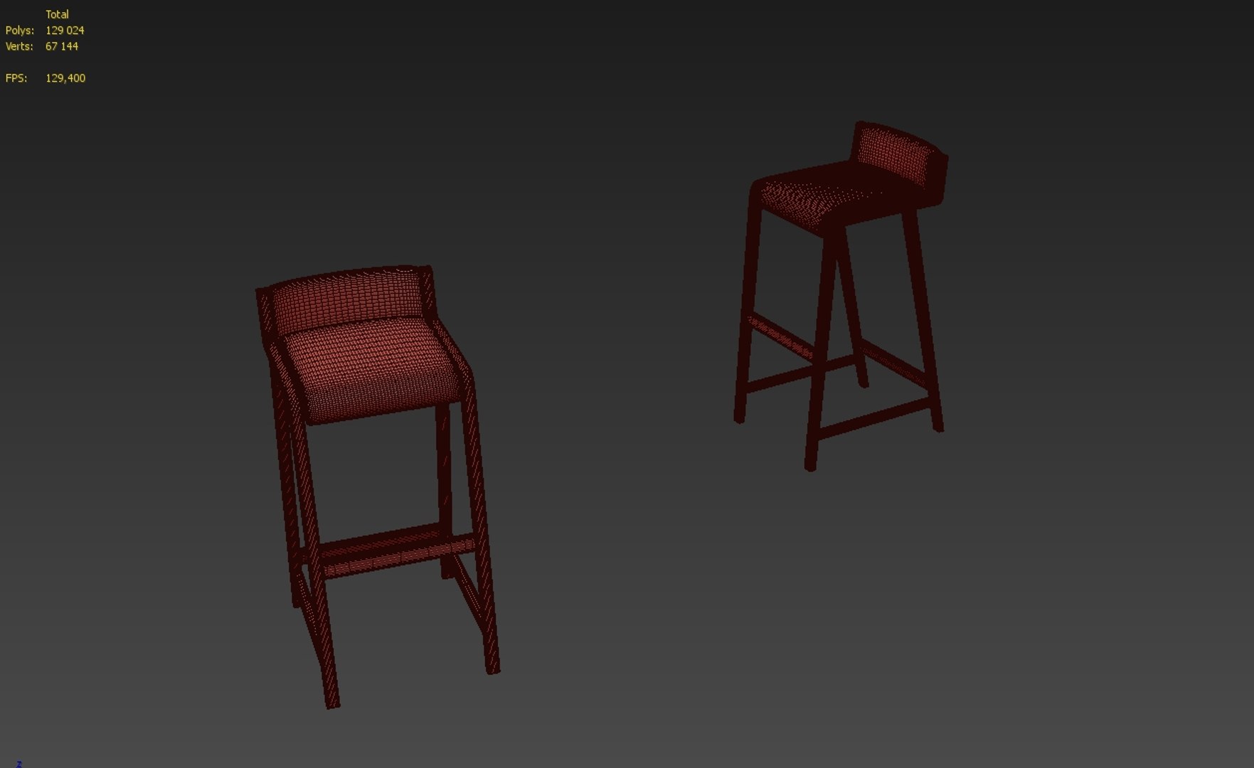 Lars bar stool 3D model - TurboSquid 1650474