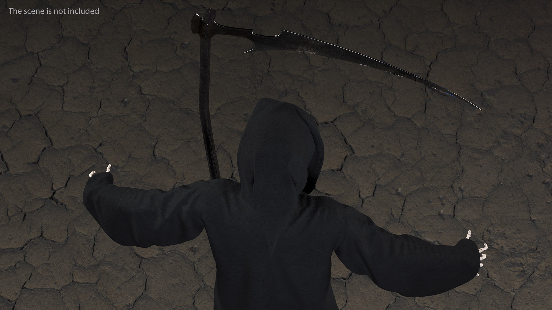 Death Character with Scythe Set 3D model - TurboSquid 1800556