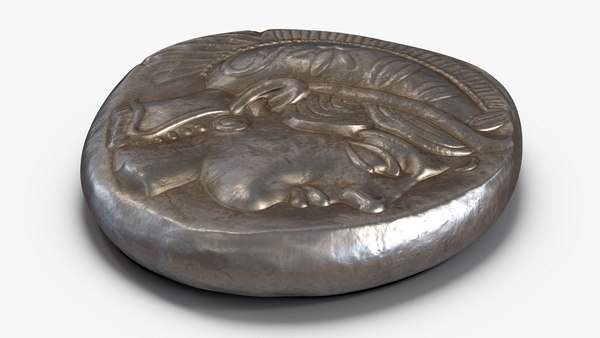 Tetradrachm Athens Ancient Coin 3D - TurboSquid 1784007