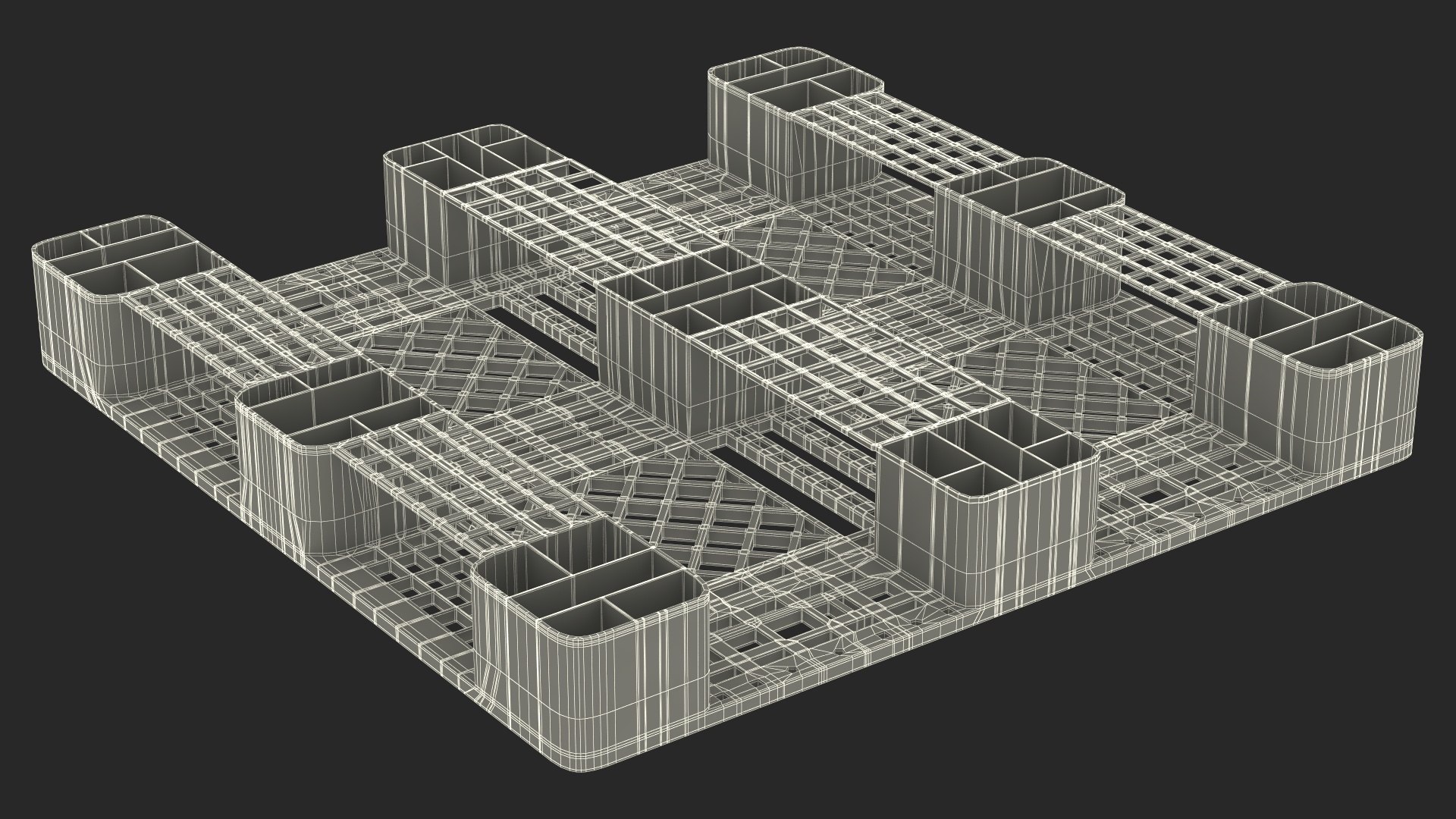 Lion Premium Pallet Jack Rigged With Wooden Crates Rigged 3D Model ...